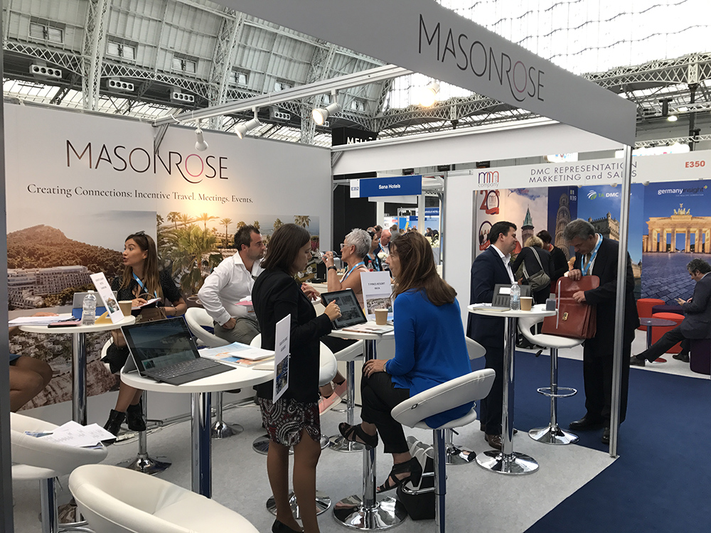 Successful Mason Rose exhibit at The Meetings Show - Mason Rose